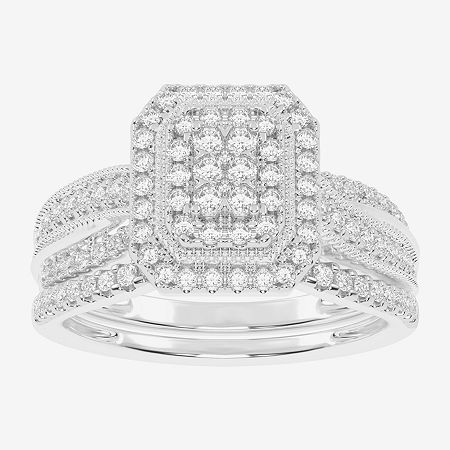 Click here for Womens 1/2 CT. T.W. Natural White Diamond 10K Whit... prices