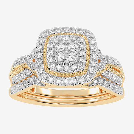 Click here for Womens 1/2 CT. T.W. Natural White Diamond 10K Whit... prices