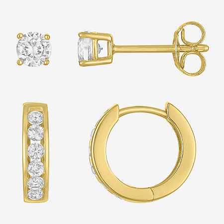 Click here for Yes  Please! Womens Lab Created White Sapphire 14K... prices
