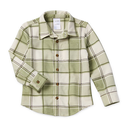 Click here for Okie Dokie Soft Knit Plaid Toddler & Little Boys L... prices