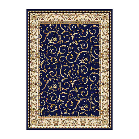 Click here for Closeout! Km Home 1599/1551/Navy Pesaro Blue 55 x... prices