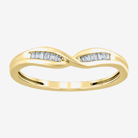 Click here for Womens White Diamond 10K Gold Wedding Band  5 prices