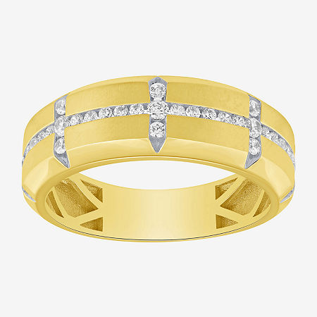 Click here for Mens 1/2 CT. T.W. Lab Grown White Diamond 10K Gold... prices