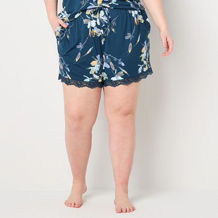 Click here for Ambrielle Womens Plus Pajama Shorts  3x  Blue prices