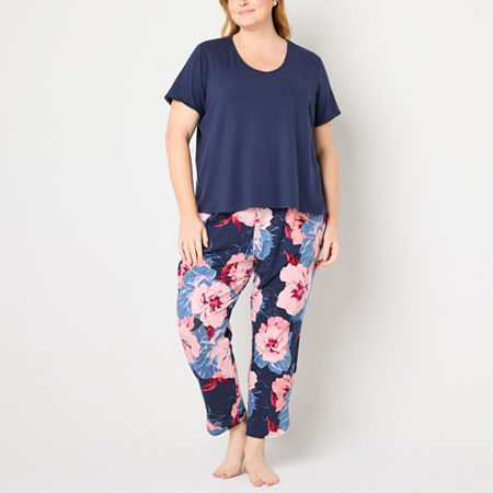 Click here for Liz Claiborne Womens V-Neck Short Sleeve 2-pc. Plu... prices