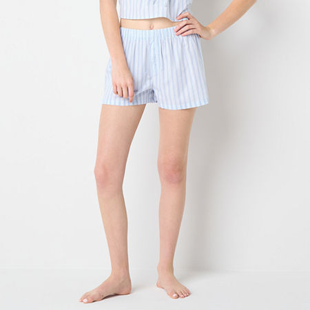 Click here for Arizona Body Womens Poplin Juniors Pajama Shorts... prices