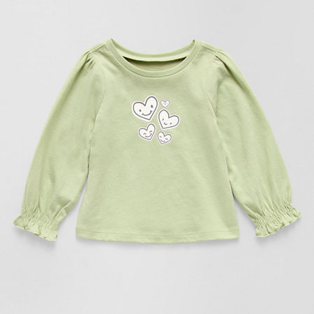 Click here for Okie Dokie Baby Girls Round Neck Long Sleeve Graph... prices