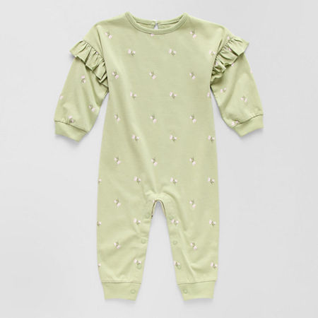 Click here for Okie Dokie Baby Girls Round Neck Long Sleeve Jumps... prices