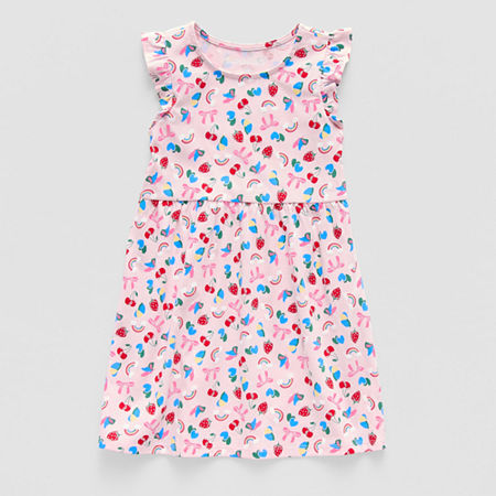 Click here for Thereabouts Little Girls Short Sleeve Flutter Slee... prices