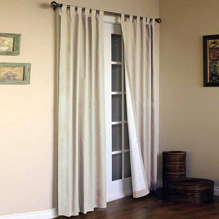 Weathermate Tab Pair Curtains - Natural