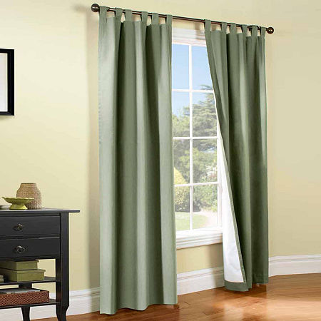Weathermate Burgundy Tab Curtains - 160 Width