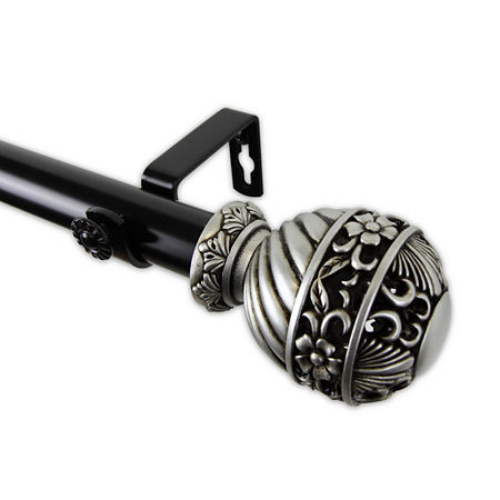 Click here for Lanette 1 Adjustable Curtain Rod  One Size  Black prices