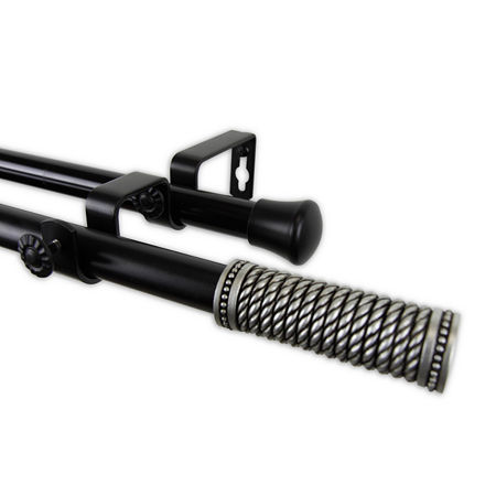 Click here for Rod Desyne Threaded 13/16 Adjustable Double Curtai... prices
