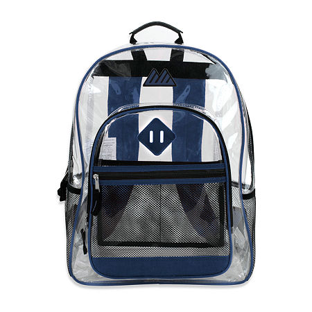 Click here for Summit Ridge Delux Clear Backpack With Mesh  One S... prices