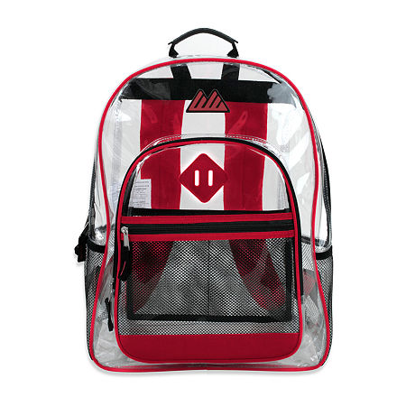 Click here for Summit Ridge Delux Clear Backpack With Mesh  One S... prices