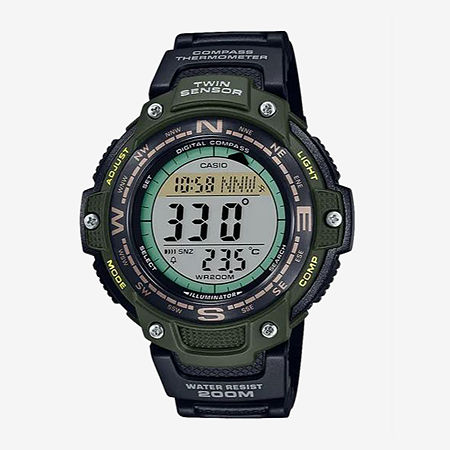 Click here for Casio Mens Black Strap Watch Sgw100-3av  One Size prices