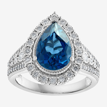 Click here for Effy Final Call Womens Genuine Blue Topaz & 1/3 CT... prices