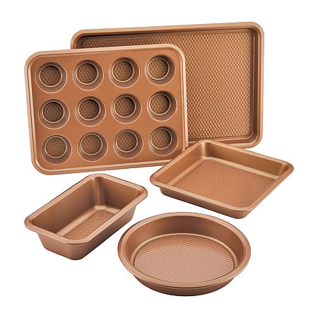 Ayesha Curry 5-Pc. Nonstick Bakeware Set - Copper