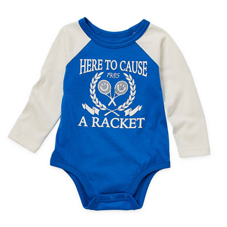 Click here for Okie Dokie Baby Boys Crew Neck Long Sleeve Bodysui... prices