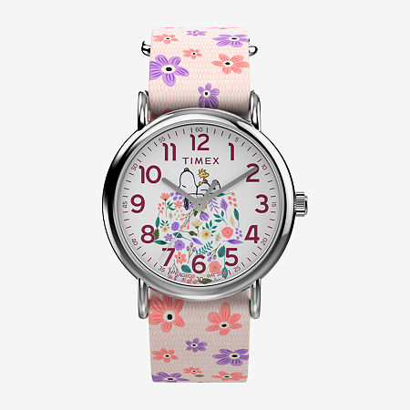 Click here for Timex Peanuts Womens Pink Strap Watch Tw2w33200jt... prices