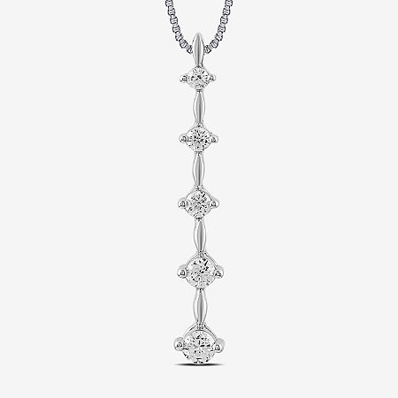 Click here for Womens 1/4 CT. T.W. Lab Grown White Diamond Sterli... prices