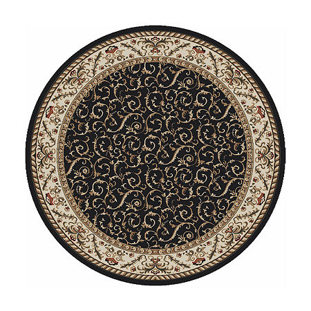 Click here for Closeout! Km Home Pesaro 1599 53 x 53 Round Area R... prices