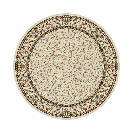 Click here for Closeout! Km Home Pesaro 1599 53 x 53 Round Area R... prices