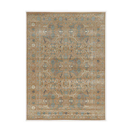 Closeout! Km Home 3564/0011/Beige Cantu Beige 53 x 73 Area Rug - Beige