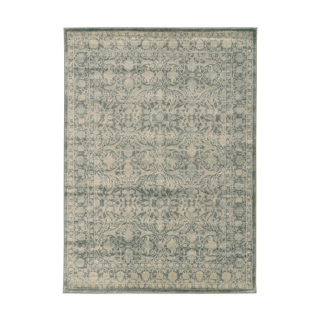 Closeout! Km Home 3564/0051/Green Cantu Green 53 x 73 Area Rug - Green