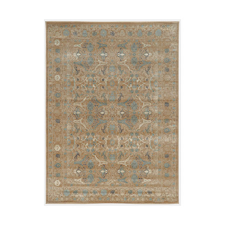 Closeout! Km Home 3564/0010/Beige Cantu Beige 33 x 411 Area Rug - Beige