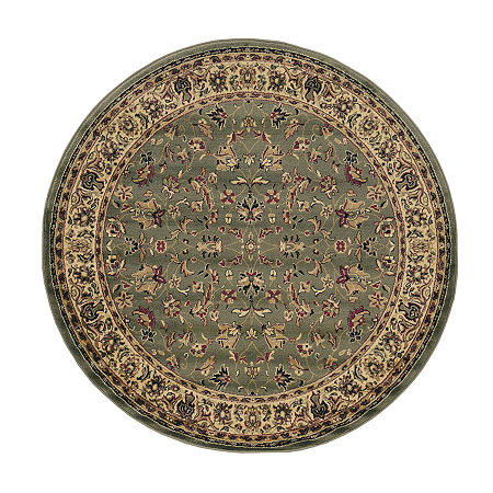 Click here for Closeout! Km Home Umbria 953 53 x 53 Round Rug - G... prices
