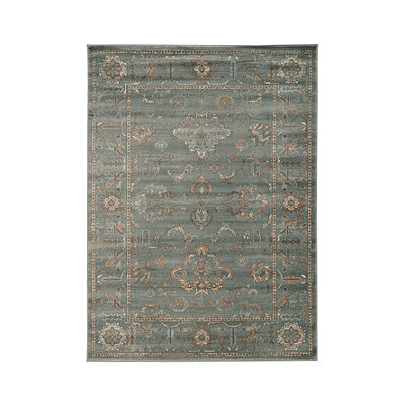 Closeout! Km Home 3562/0051/Green Cantu Green 53 x 73 Area Rug - Green