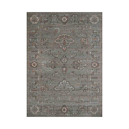 Closeout! Km Home 3562/0031/Gray Cantu Gray 53 x 73 Area Rug - Gray