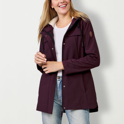 Free Country Womens Midweight Softshell Jacket, Color: Mahogany - JCPenney