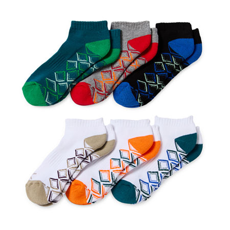 Click here for Xersion Little & Big Kid Boys 6 Pair Low Cut Socks... prices