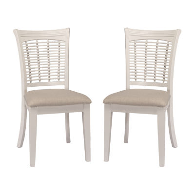 Bayberry 2-pc. Upholstered Dining Chair, Color: White - JCPenney