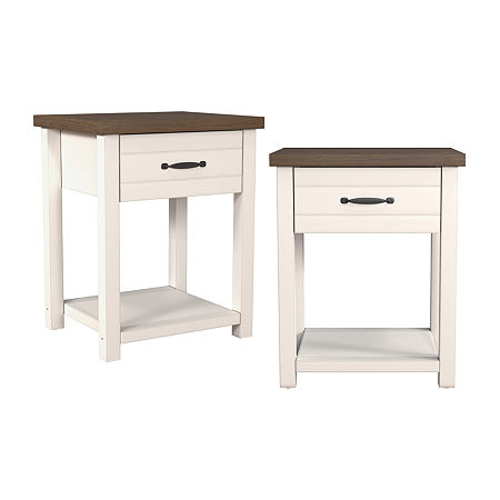 Click here for Milligan 1-Drawer Nightstand  One Size  Beige prices