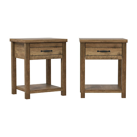 Click here for Milligan 1-Drawer Nightstand  One Size  Brown prices