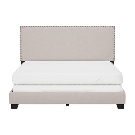 Click here for Gayle Nailheadtrim Upholstered Rectangular Bed  On... prices