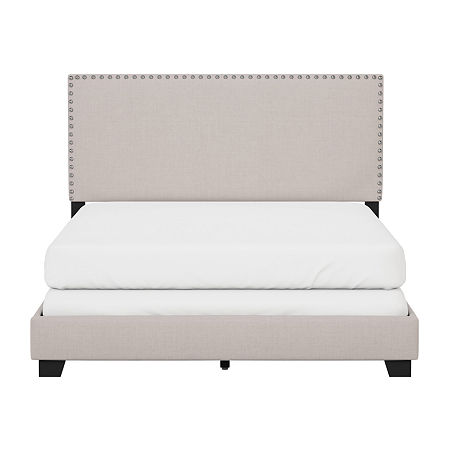 Click here for Gayle Nailheadtrim Upholstered Rectangular Bed  On... prices