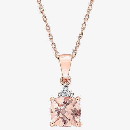 Click here for Womens Genuine Pink Morganite 10K Rose Gold Round... prices