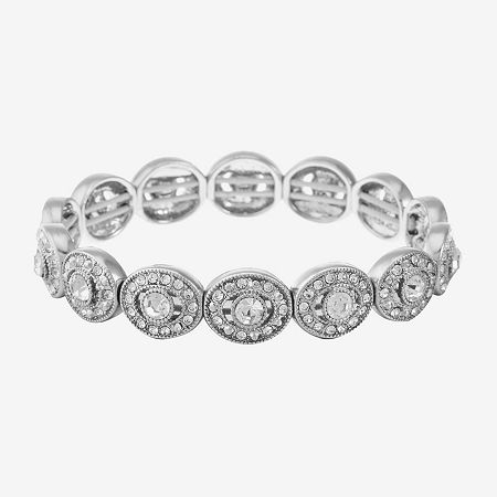 Click here for Monet Jewelry Silver Tone Womens Stretch Bracelet... prices