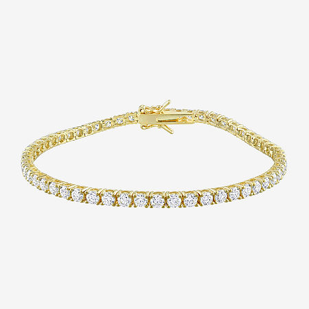 Click here for Womens Lab Created White Moissanite 18K Gold Over... prices