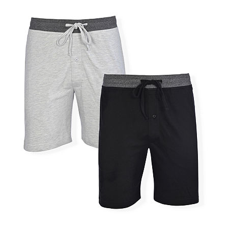 Click here for Hanes 2 Pack Mens 2-pc. Pajama Shorts  Medium  Bla... prices