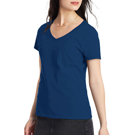 Click here for Hanes Womens V Neck Short Sleeve Active T-Shirt  M... prices