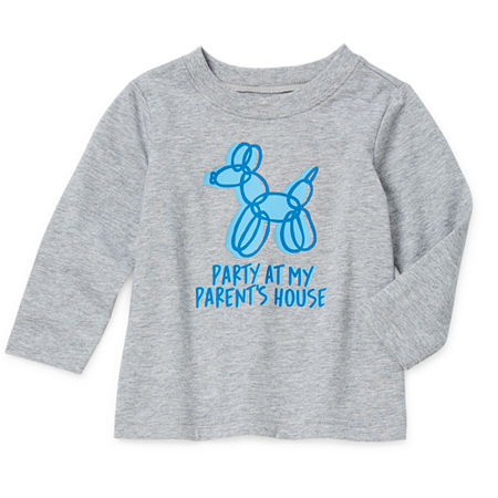 Click here for Okie Dokie Baby Boys Crew Neck Long Sleeve Regular... prices