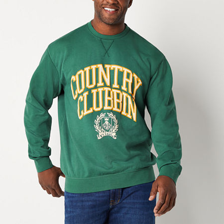 Click here for Arizona Mens Crew Neck Long Sleeve Big and Tall Sw... prices