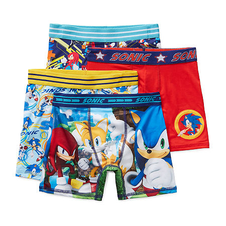 Click here for Sonic the Hedgehog Boys 4 Pair Boxer Briefs - Big... prices