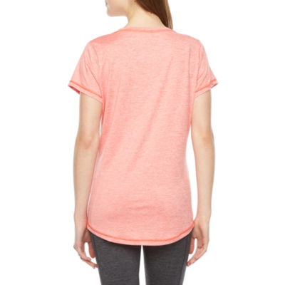 Xersion Womens V Neck Short Sleeve Quick Dry Stretch Fabric Active T ...