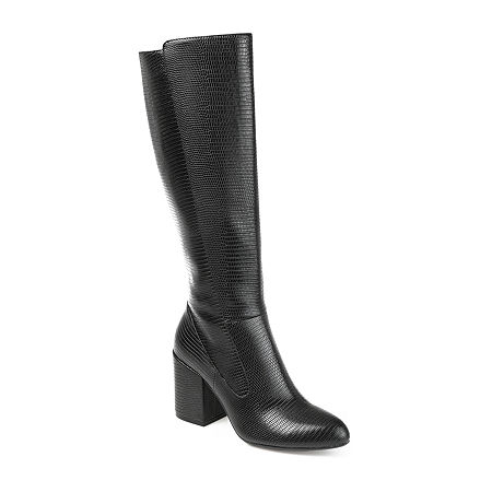 Journee Collection Womens Tavia Wide Calf Knee High Boots - Black